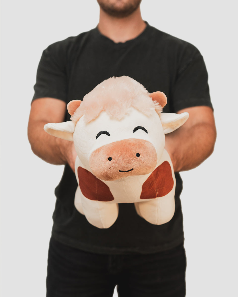 Charlie The Cow Plushie | Jumbo Cow Legend Plushie – Follow Your Legend